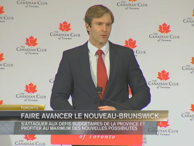 New Brunswick Premier Brian Gallant | Podium | CPAC.ca