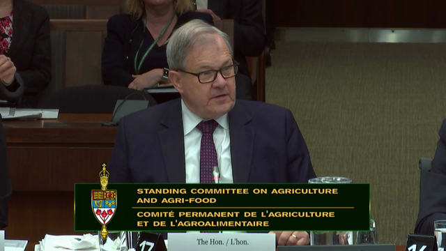 Lawrence MacAulay on Supply Management and Trade Deals | In Committee ...