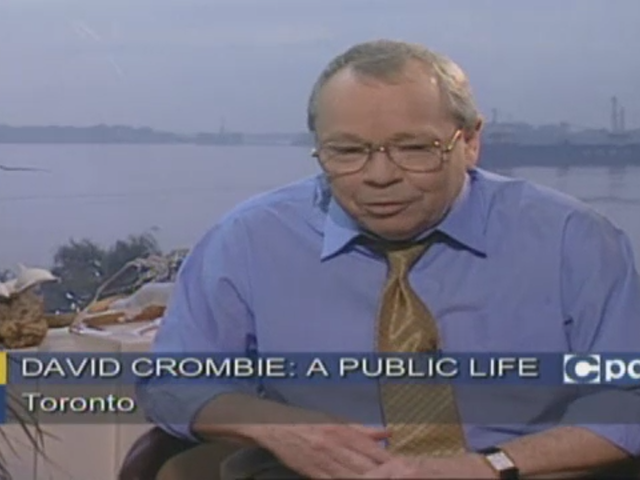 David Crombie - Public Life - CPAC.ca
