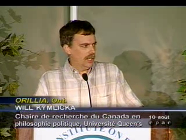2007 conférence annuelle du Couchiching Institute – 10 août (Partie 2 ...
