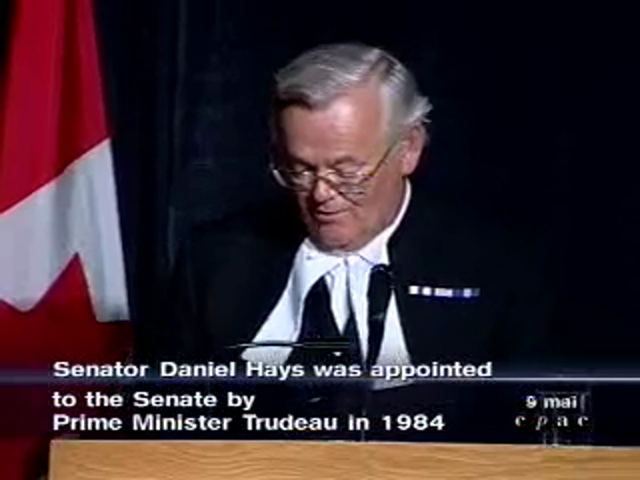 Unveiling of Senator Dan Hays Portrait | Public Record | CPAC.ca