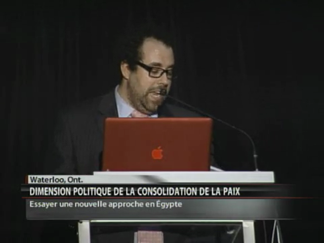 CIGI Signature Lecture - Ben Rowswell | Podium | CPAC.ca