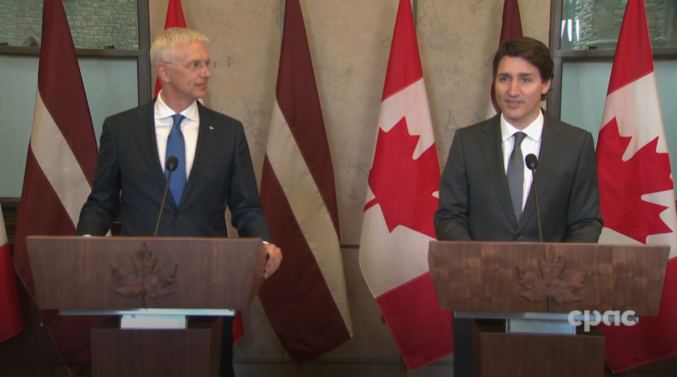 PM Trudeau Announces Deployment of More Military Personnel to Latvia ...
