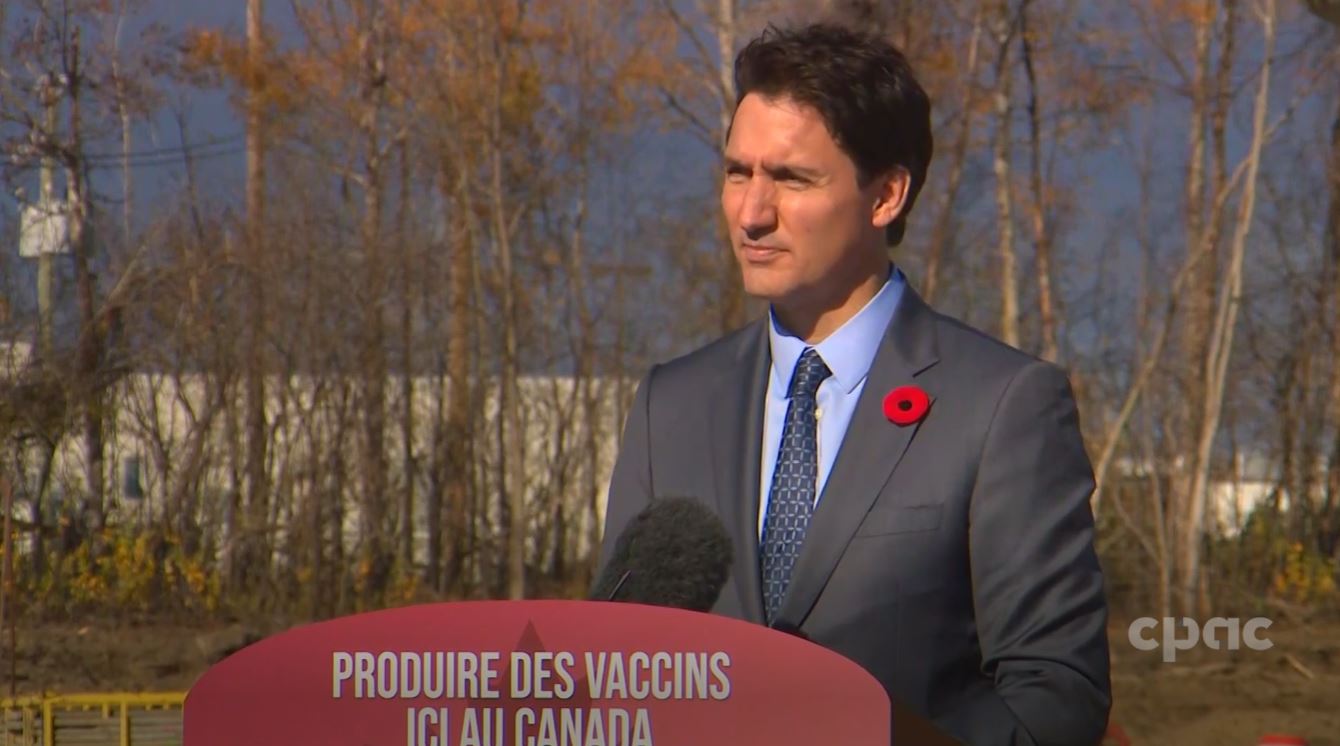 PM Trudeau on Moderna Vaccine Facility, Health Funding – November 7 ...