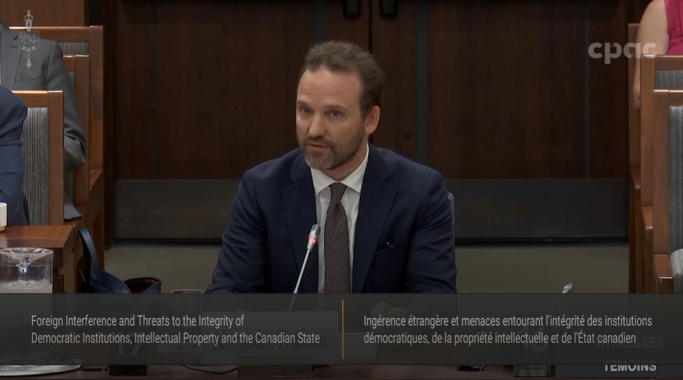 Alexandre Trudeau Testifies as Part of Foreign Interference Study | In ...