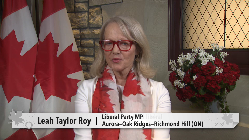 Leah Taylor Roy – Fête du Canada 2023 | Messages des députés | CPAC.ca