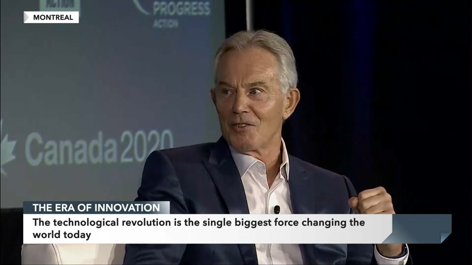 2023 Global Progress Action Summit: Tony Blair on the Future of Government | Public Record | CPAC.ca