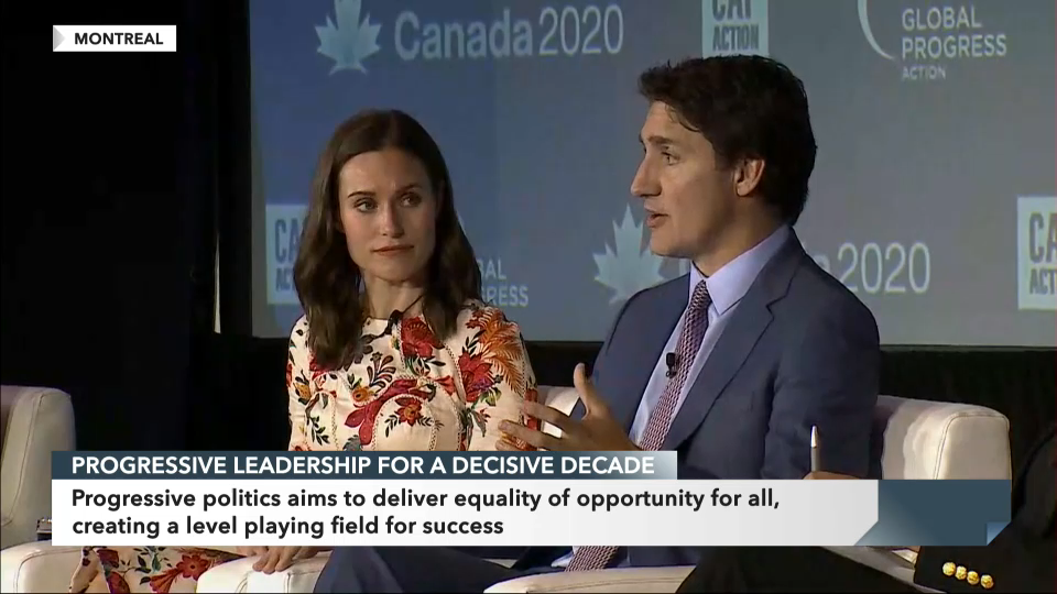 2023 Global Progress Summit: Justin Trudeau and Progressive Leadership Panel | Public Record ...