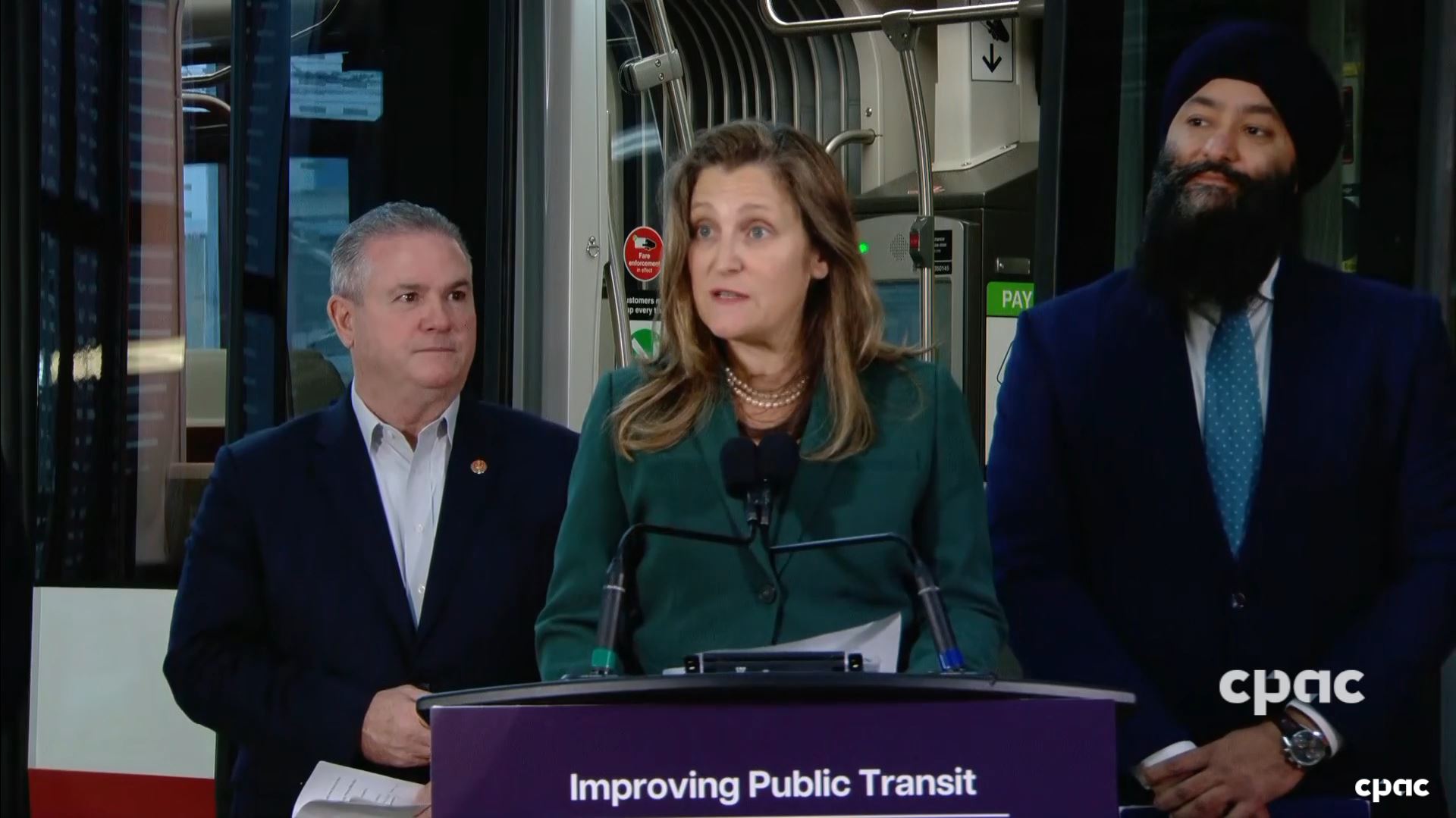 Deputy PM Chystia Freeland on New Toronto Streetcars, Israel-Hamas War ...