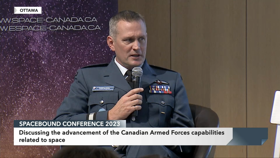 SpaceBound 2023: Fireside Chat with BGen Chris McKenna | Public Record | CPAC.ca