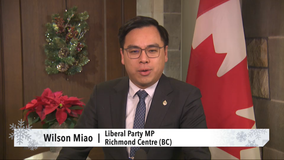 Wilson Miao – Holiday Greetings 2023 | MP Messages | CPAC.ca