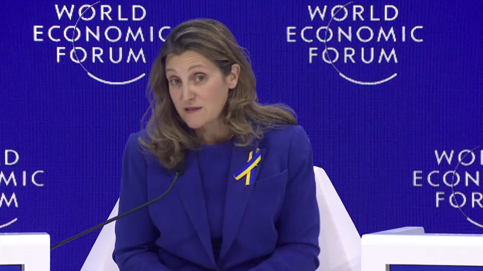 Chrystia Freeland Takes Part in WEF Panel on Trade and Investment ...