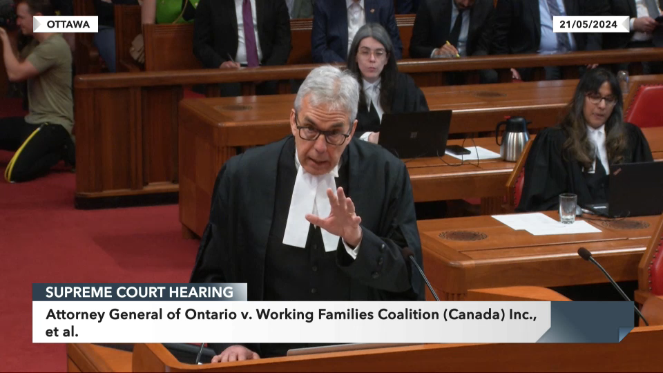 Attorney General of Ontario v. Working Families Coalition (Canada) Inc ...