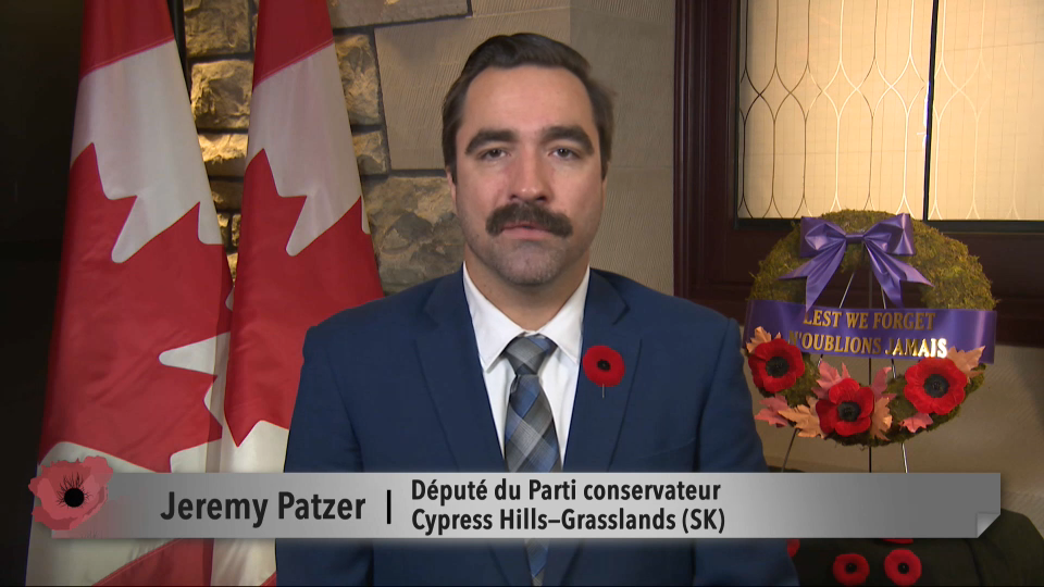 Jeremy Patzer – Remembrance Day 2024 | MP Messages | CPAC.ca