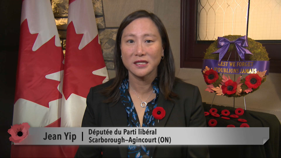 Jean Yip – Jour du souvenir 2024 - Messages des députés - CPAC.ca
