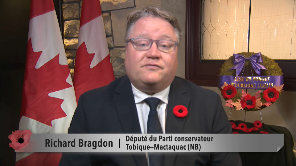 Richard Bragdon – Remembrance Day 2024 | MP Messages | CPAC.ca