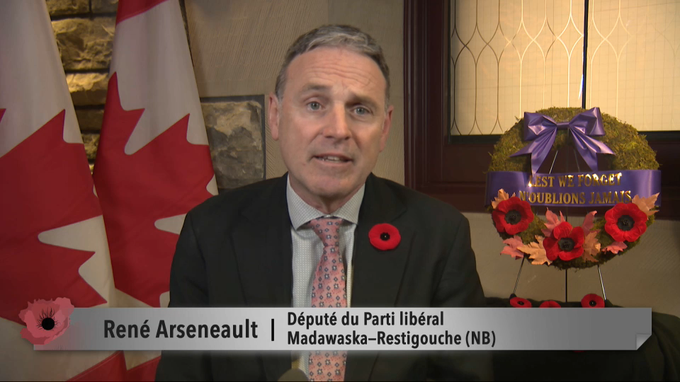 René Arseneault – Jour du souvenir 2024 | Messages des députés | CPAC.ca