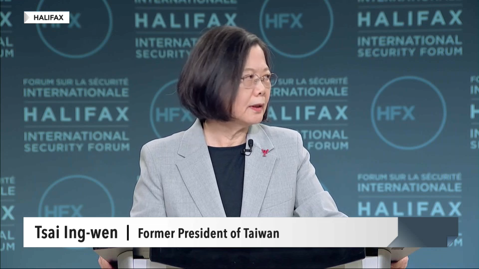 HISF 2024 – Halifax Chat - Tsai Ing-wen, Former President of Taiwan ...