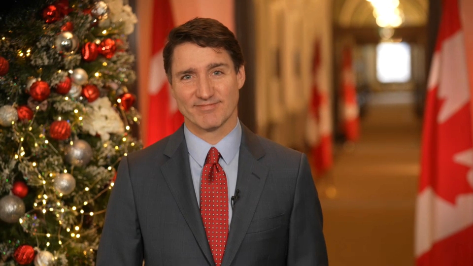 PM Justin Trudeau Delivers Christmas 2024 Message (English Message ...