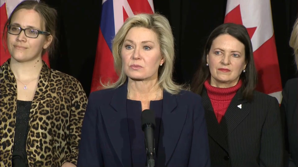 Ontario Liberal Leader Bonnie Crombie Speaks with Reporters in Toronto ...
