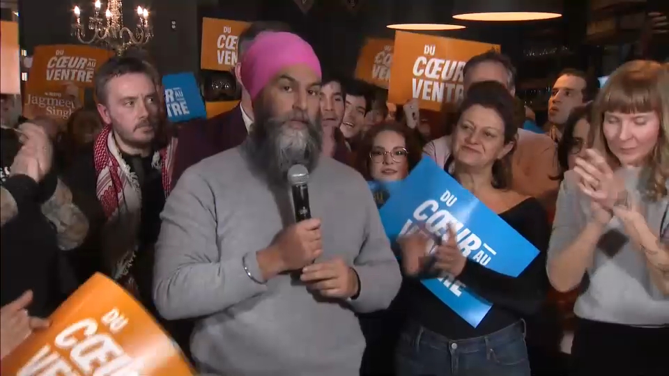 Jagmeet Singh Takes Part in an NDP Rally in Montréal – March 23, 2025 ...