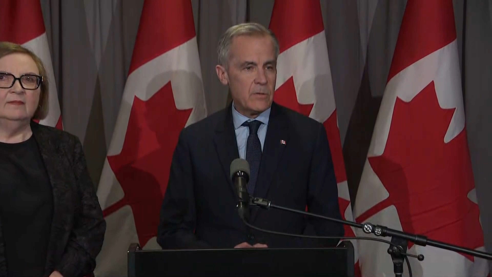 Mark Carney Reacts to U.S. Auto Tariffs Announcement – March 26, 2025 | Leaders' Tour | CPAC.ca