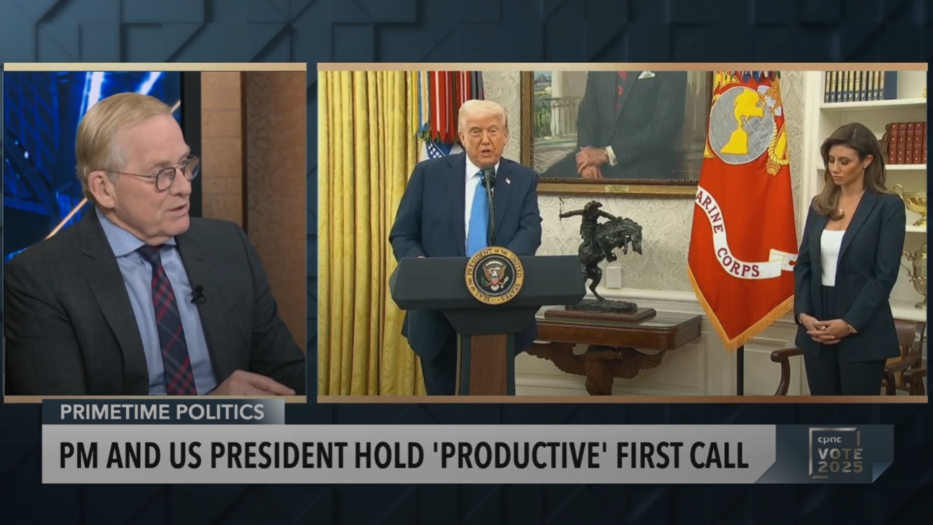 Trump and Carney Call Amid New Tariffs – March 28, 2025 - PrimeTime ...