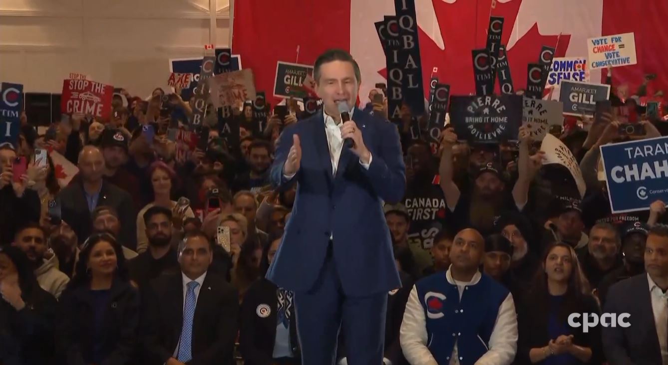 Pierre Poilievre Holds Rally in Brampton, Ont. – April 9, 2025 ...