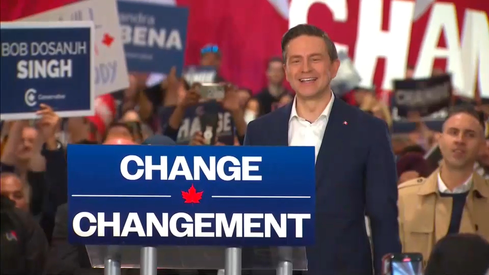 Pierre Poilievre Holds Rally in Vaughan, Ont. – April 22, 2025 ...