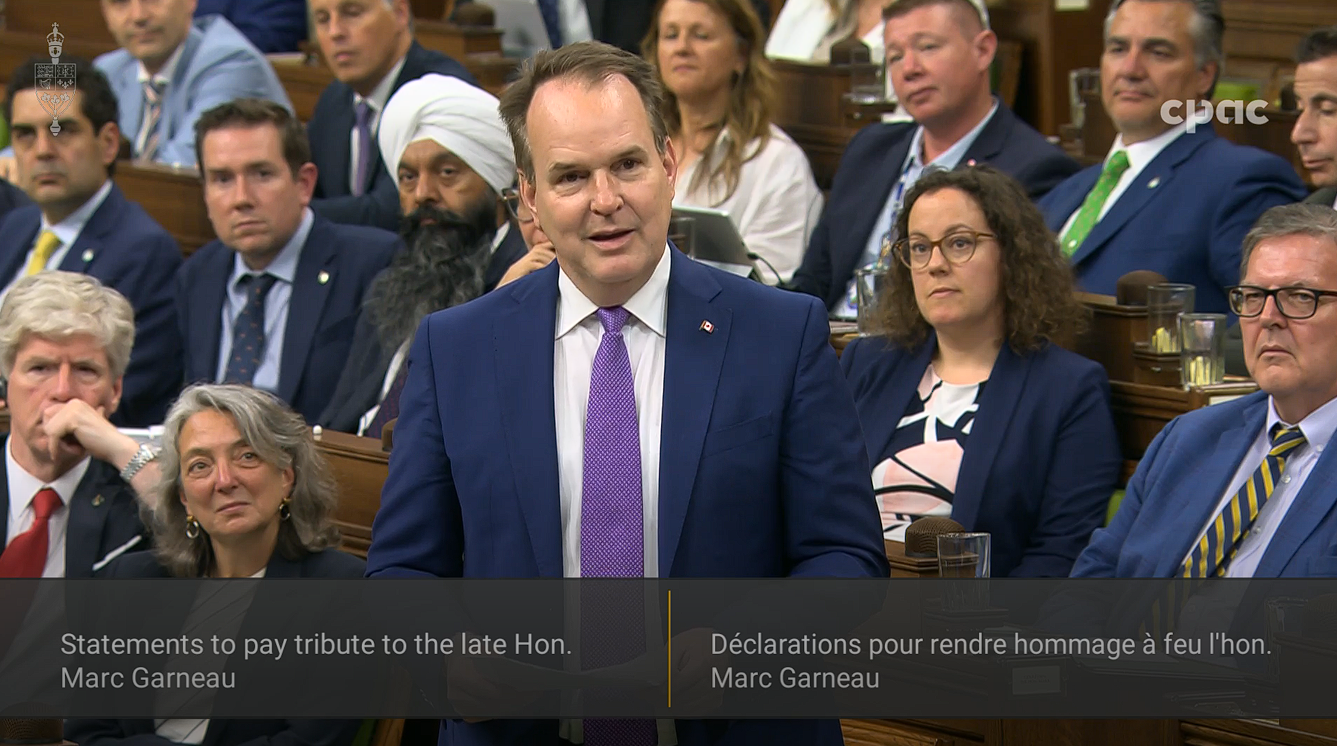 Tributes to the Late Marc Garneau – June 5, 2025 | House of Commons ...
