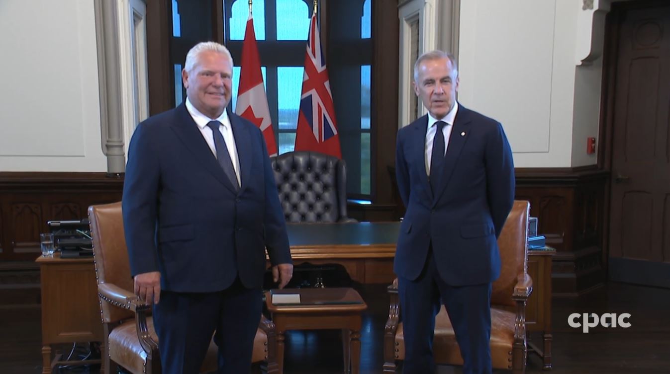 PM Mark Carney and Doug Ford Comment Ahead of Meeting – August 18, 2025 ...