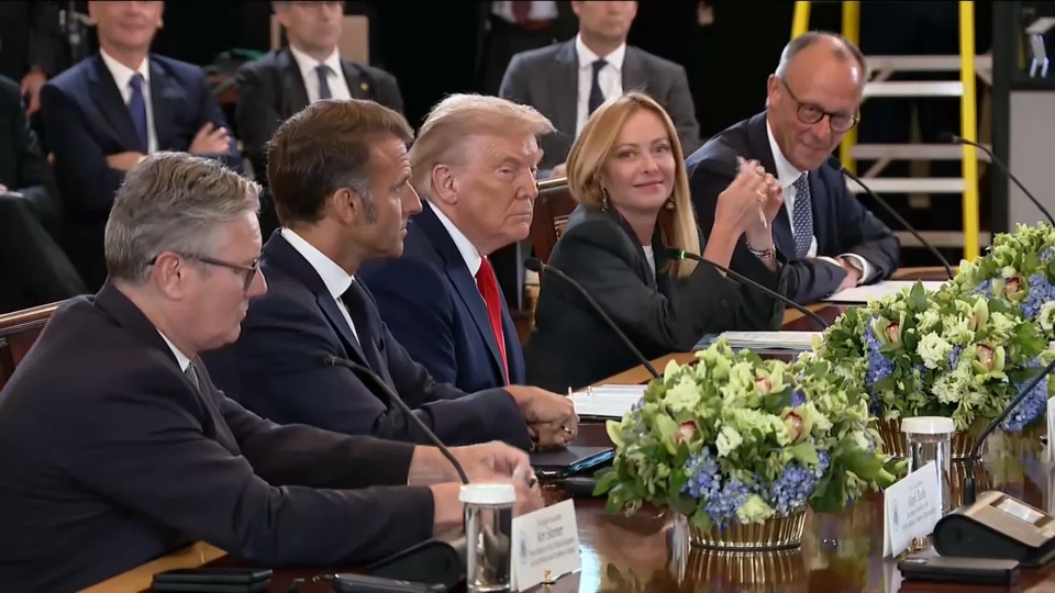 U.S. President Donald Trump and EU Leaders Meet in D.C. - Headline ...