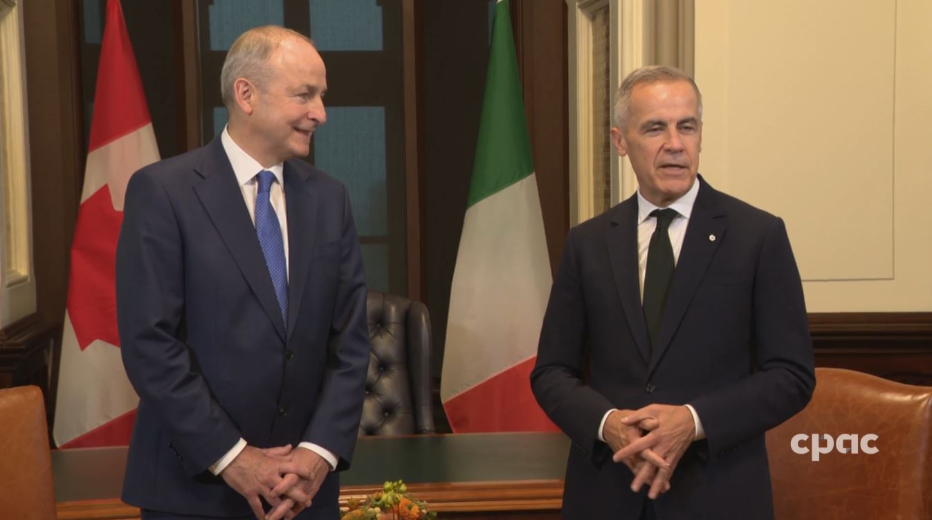 PM Mark Carney Meets with Irish Counterpart Micheál Martin – September ...