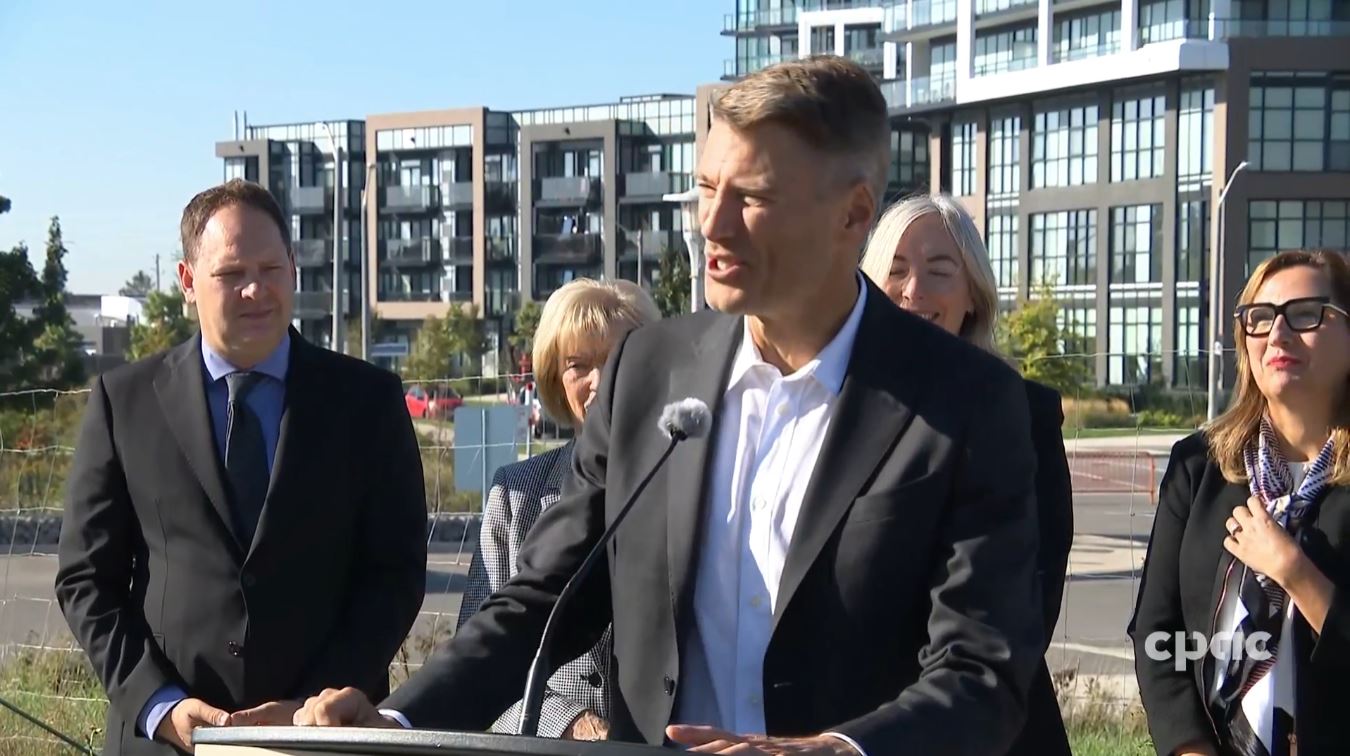 Housing Minister Gregor Robertson Announces Toronto Infrastructure ...