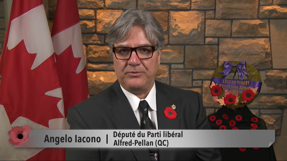 Angelo Iacono – Remembrance Day 2025 | MP Messages | CPAC.ca