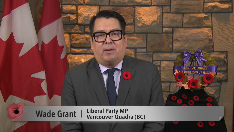 Wade Grant – Remembrance Day 2025 | MP Messages | CPAC.ca