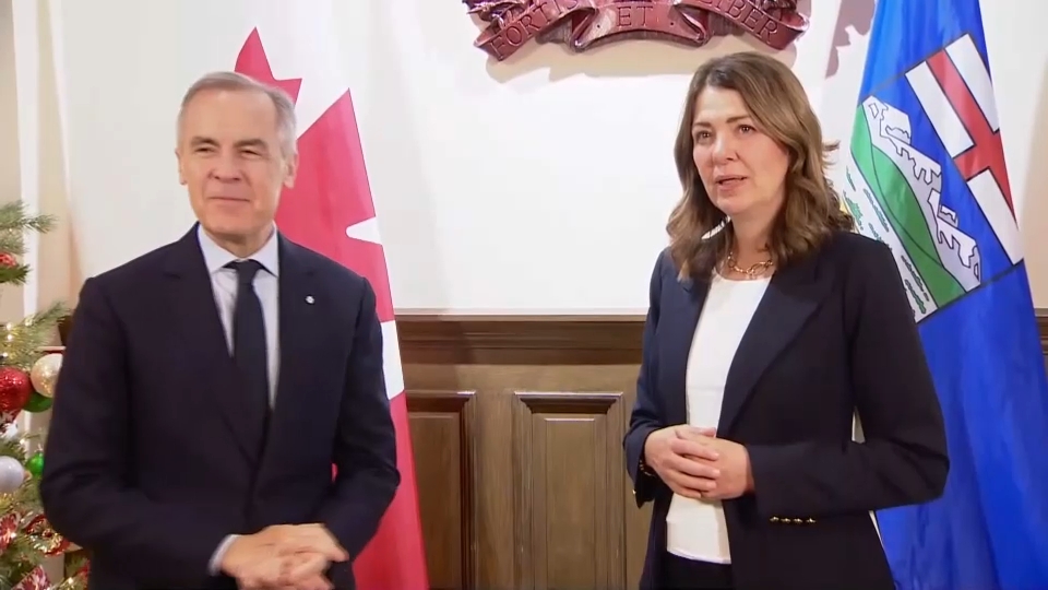 PM Mark Carney and Alberta Premier Danielle Smith Sign Energy Framework ...