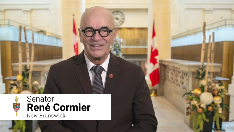 René Cormier – Holiday Greetings 2025 | Senator Messages | CPAC.ca